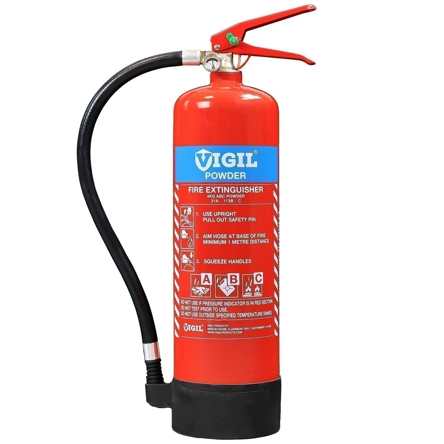 4kg Powder Fire Extinguisher - Fire Protection Online > Dry Powder Fire ...