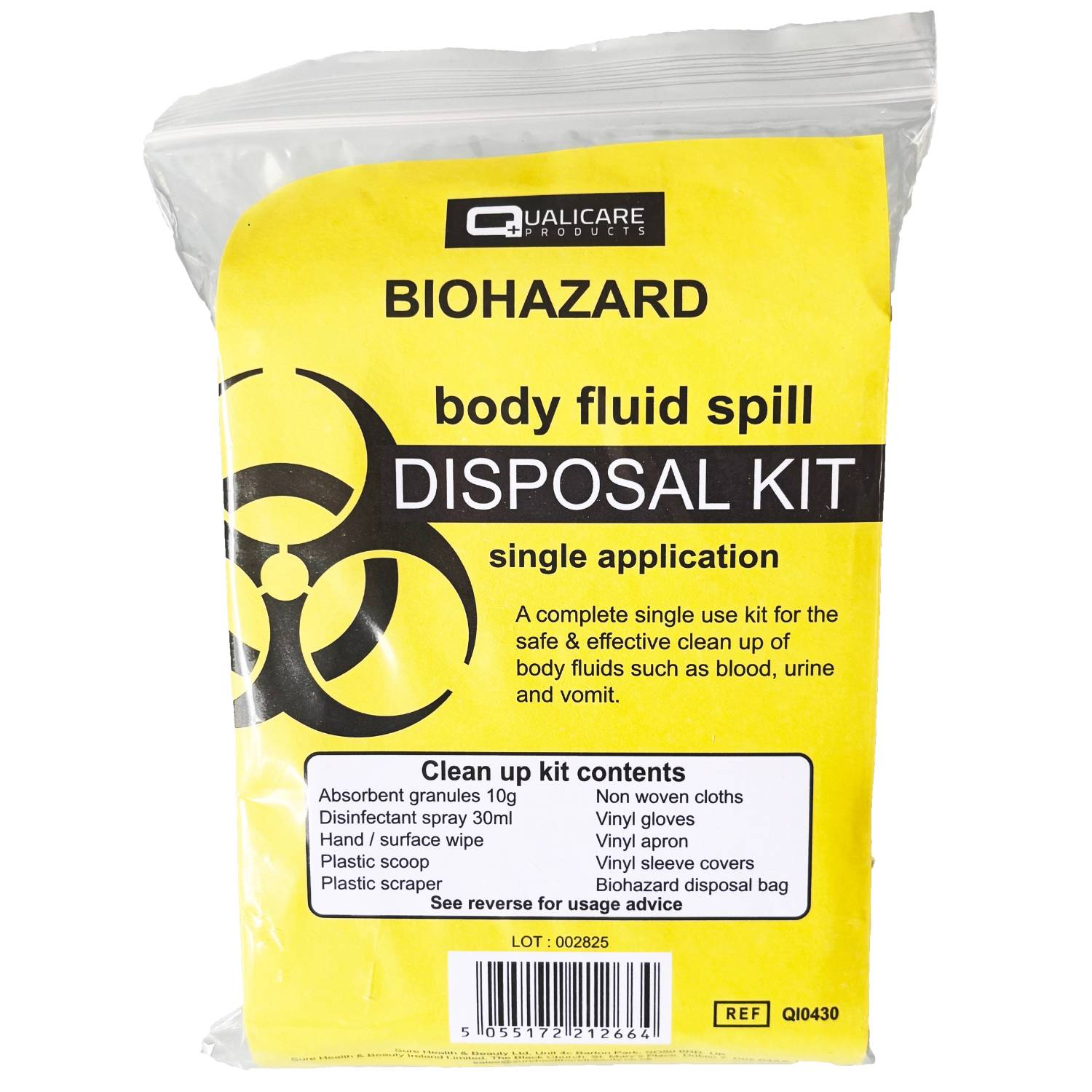 Buy a Biohazard Disposal Kit | UK Supplier > Body Fluid Disposal
