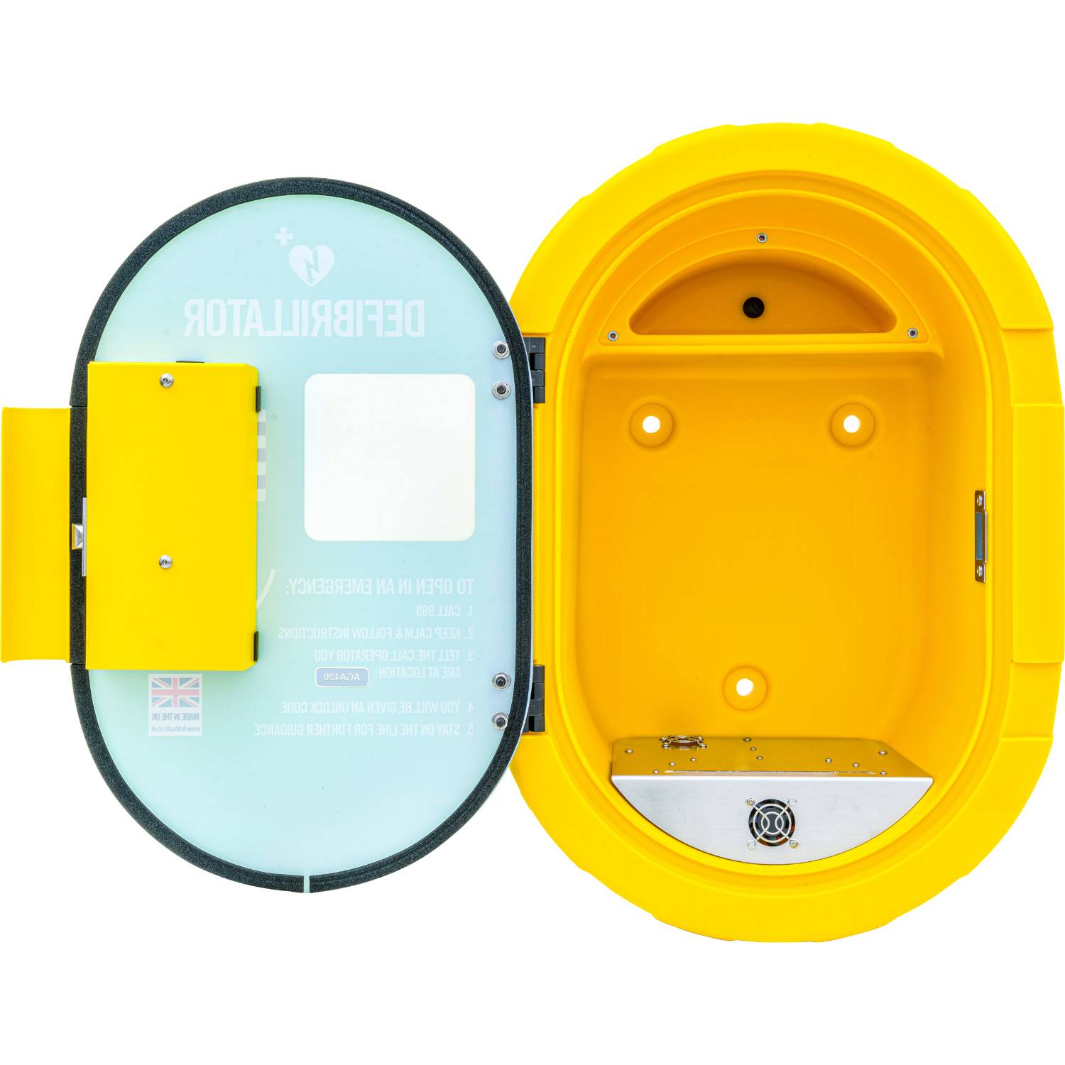 Outdoor Defibrillator Cabinet with Keypad DefibSafe > Defibrillators