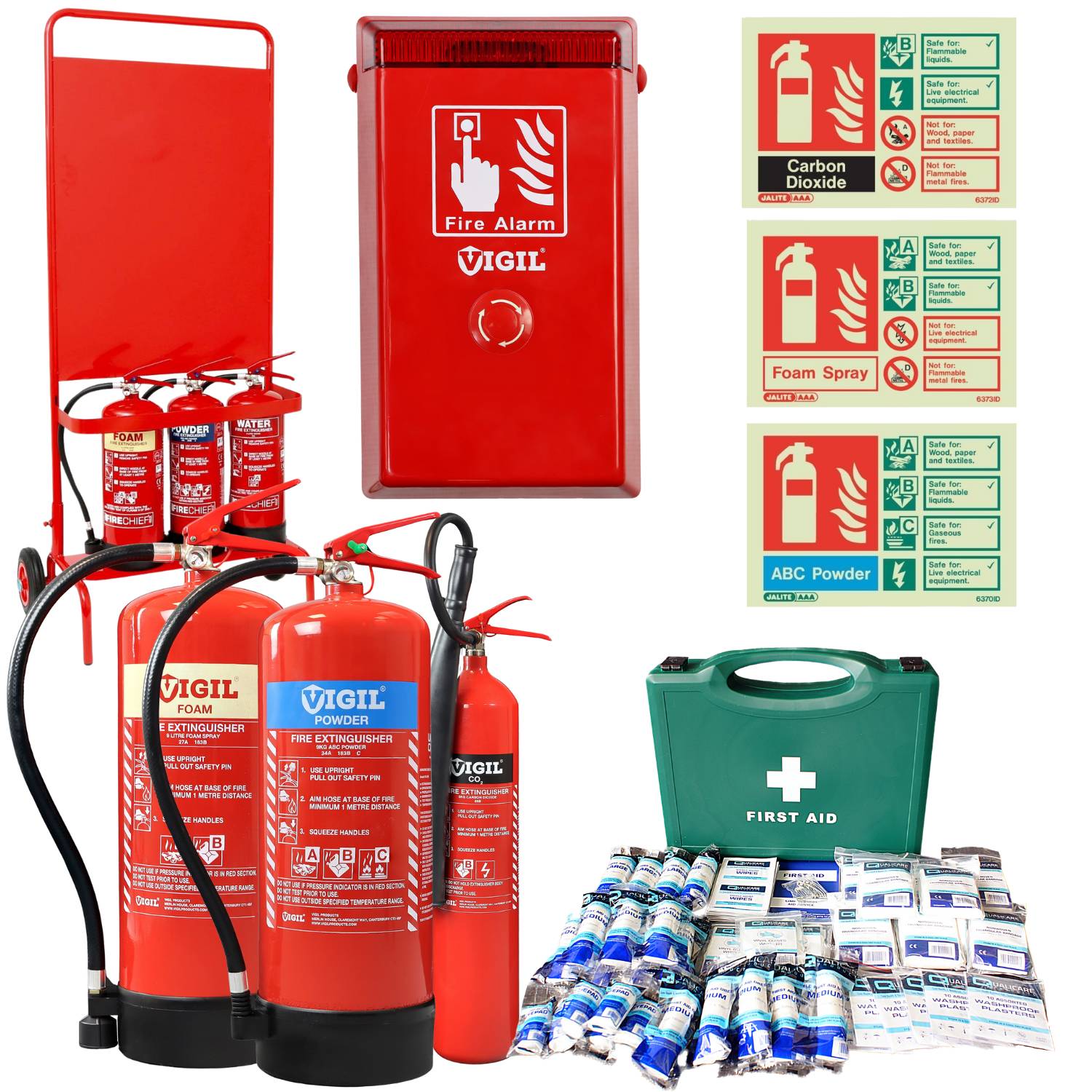 Premium Construction Site Fire Safety Bundle > Fire Extinguisher Bundles