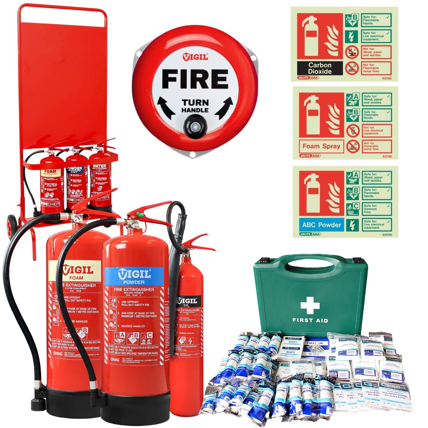 Premium Construction Site Fire Safety Bundle > Fire Extinguisher Bundles