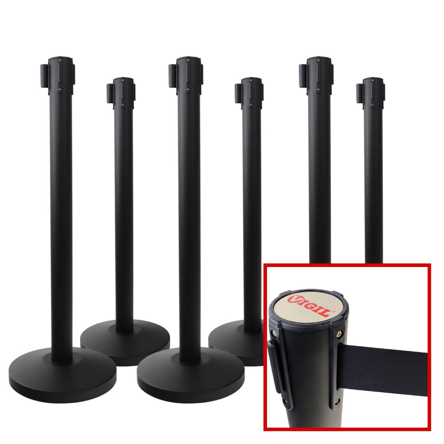 Belt Barriers - Pack of 6 > Barrier Posts