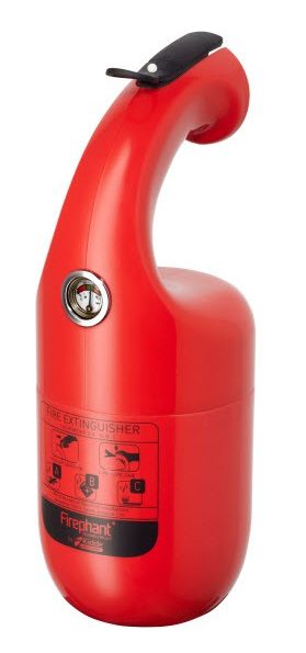 Firephant: Brand New Designer Extinguisher - Fire Safety Information