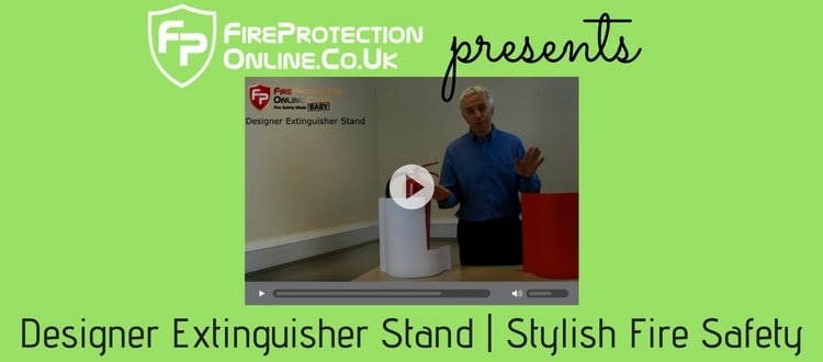 Designer Extinguisher Stand | Stylish Fire Safety - Fire Safety Information
